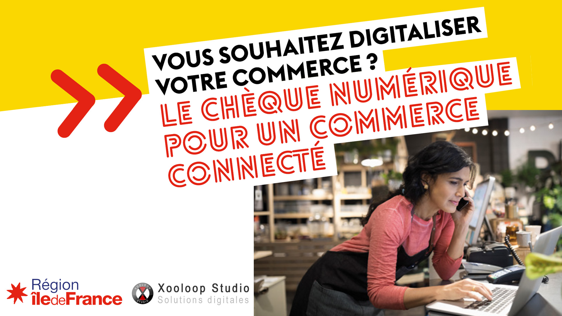 Le Chèque Numérique de la région Île-de-France est prolongé en 2024 - Xooloop Studio