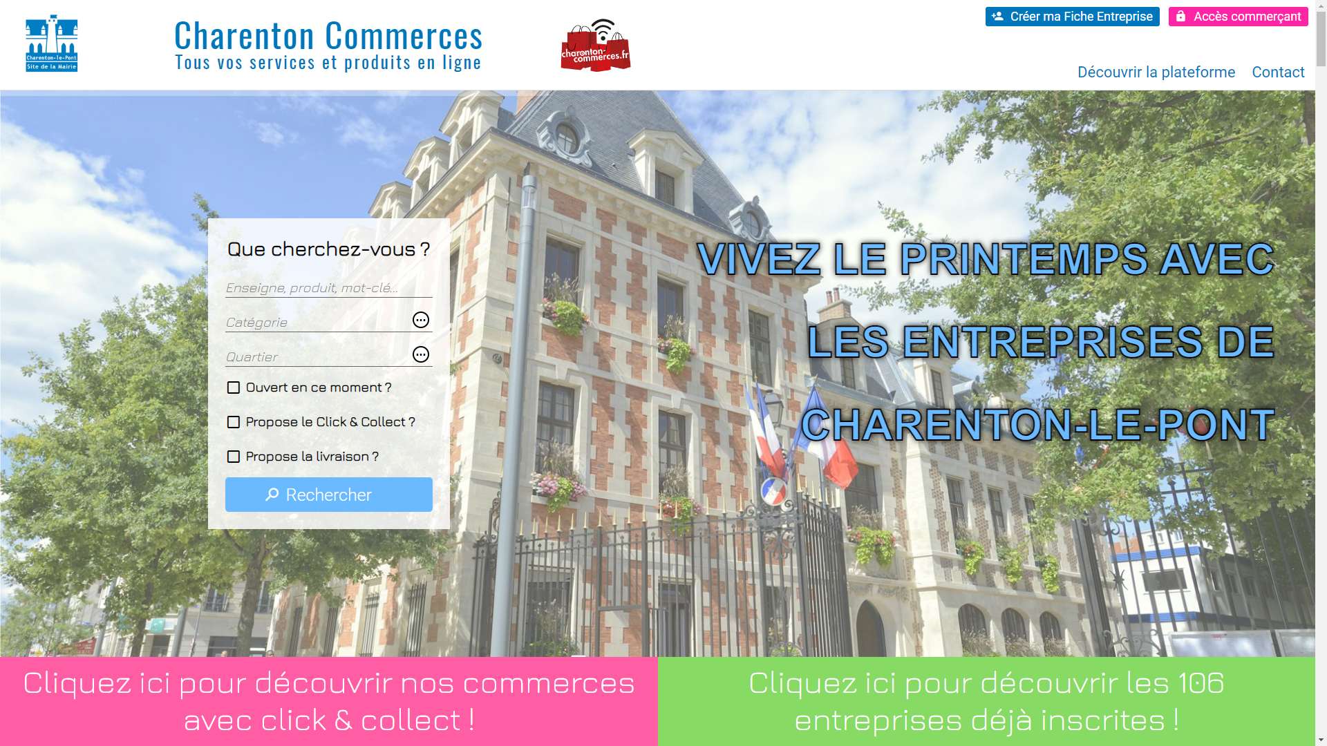 Nouvelle réalisation : la MarketPlace de la ville de Charenton - Xooloop Studio